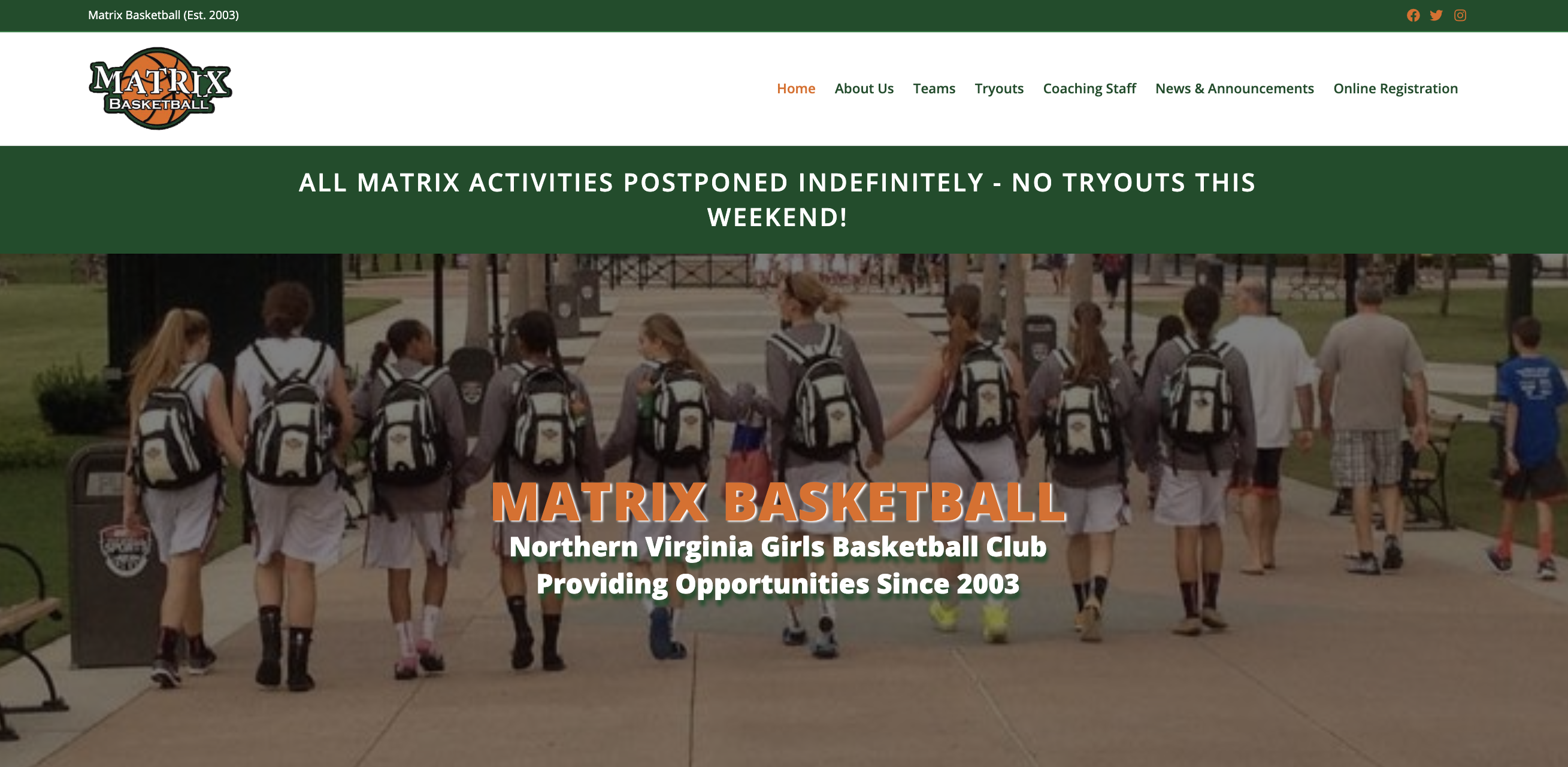 Basketball Sites - TeamSnap Website Builder